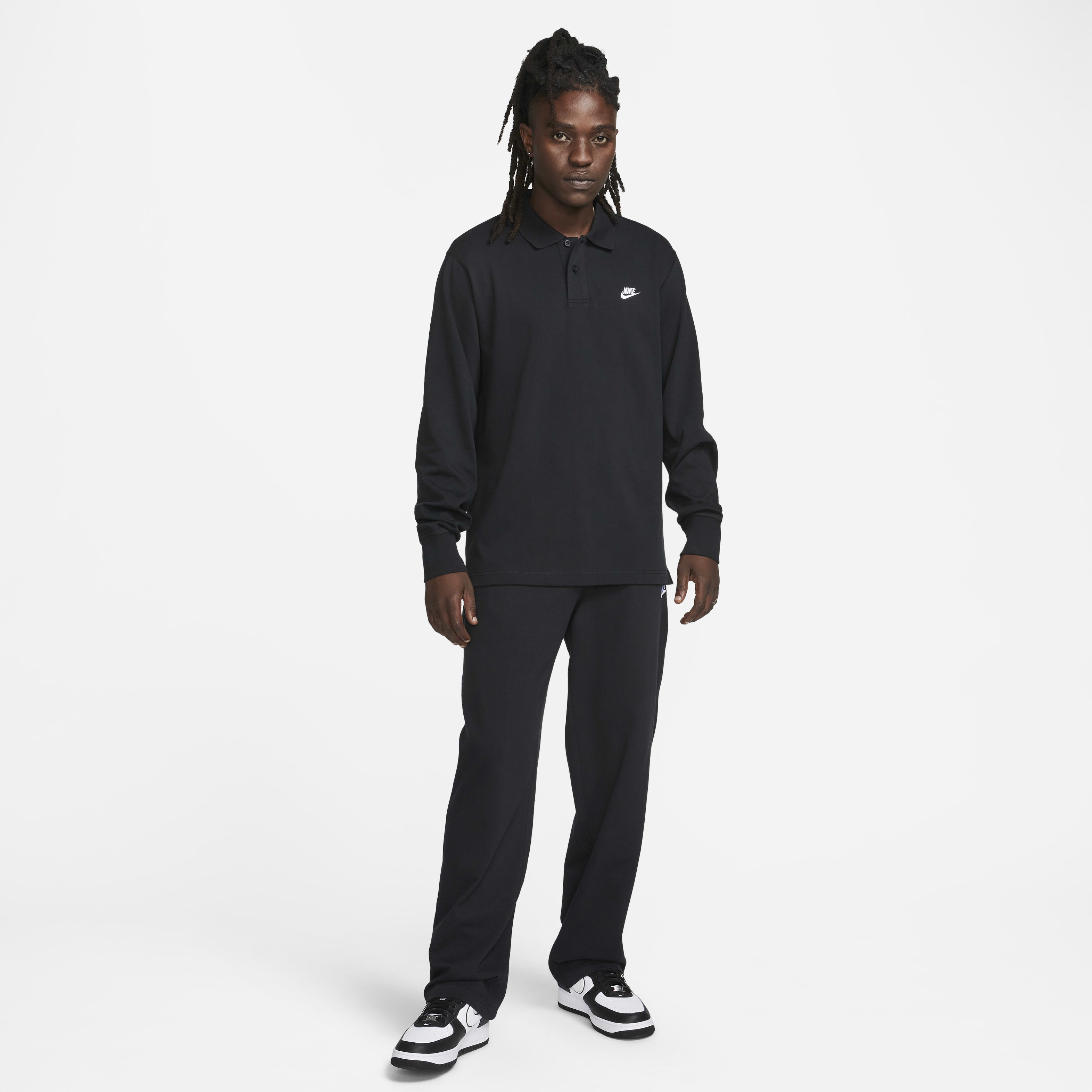 Nike Club Men's Long-Sleeve Knit Polo | King's Cross Nike Club Men's Long-Sleeve Knit Polo | King's Cross